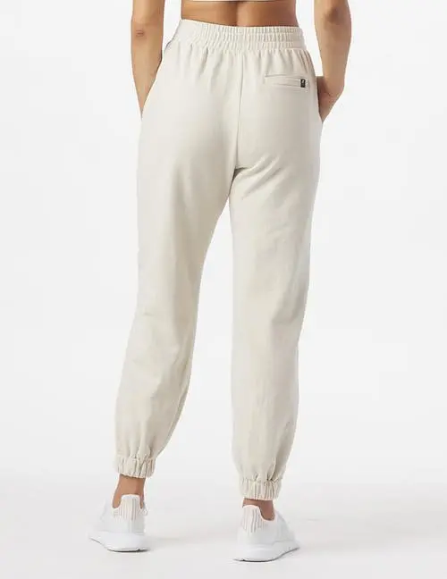 GLYDER Vintage Oversized Jogger - Oatmilk