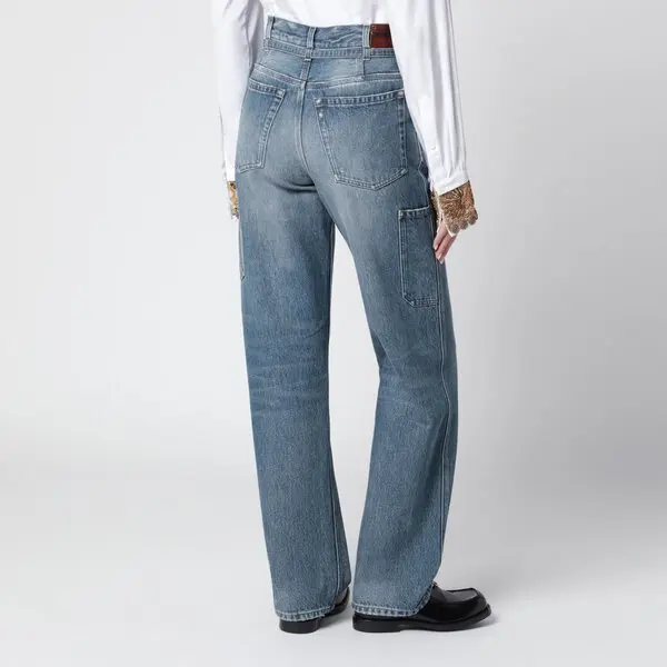 Dries Van Noten Washed-effect Jeans With Belt