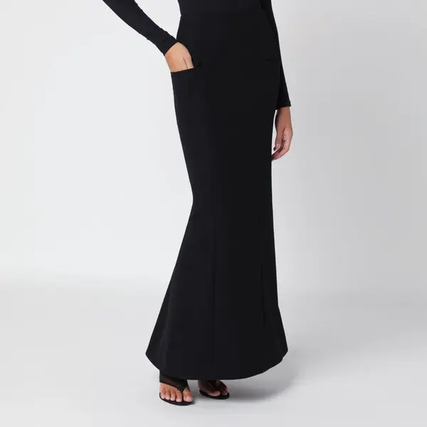 Alaïa Long Wool Skirt