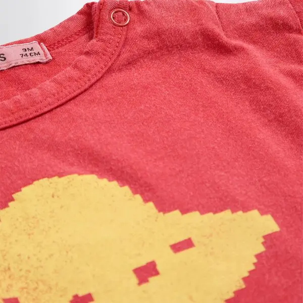 BOBO CHOSES Pixel Abduction T-shirt In Organic Cotton