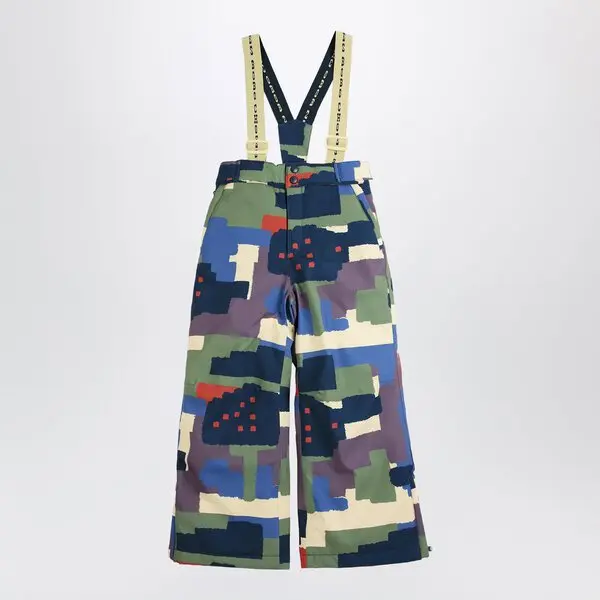 BOBO CHOSES Multicoloured Ski Trousers In Recycled Polyamide - Multicolor
