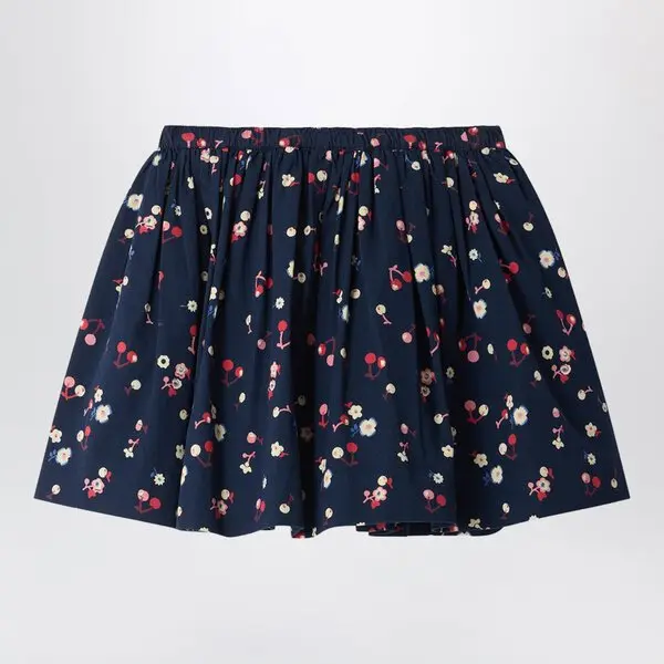 Bonpoint Suzon Skirt In Printed Organic Cotton