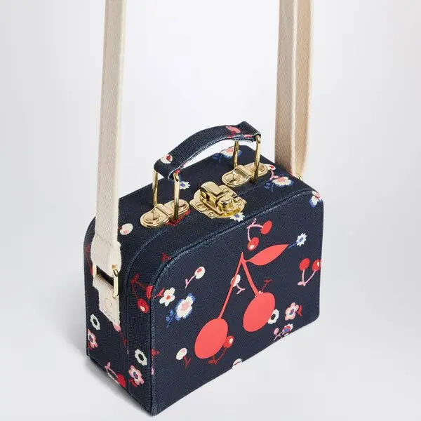Bonpoint Aimane Suitcase In Printed Canvas