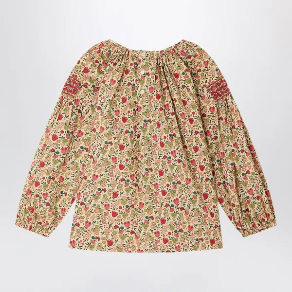 Bonpoint Poldie Floral Organic Cotton Blouse