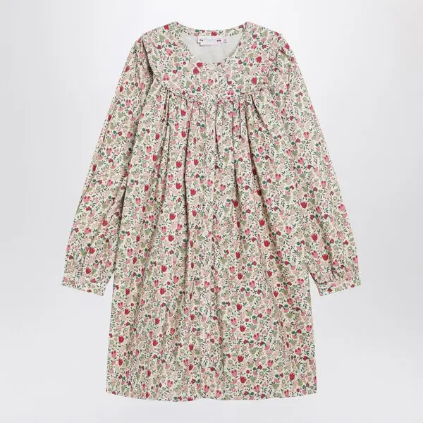 Bonpoint Pink Mavis Dress With Floral Print