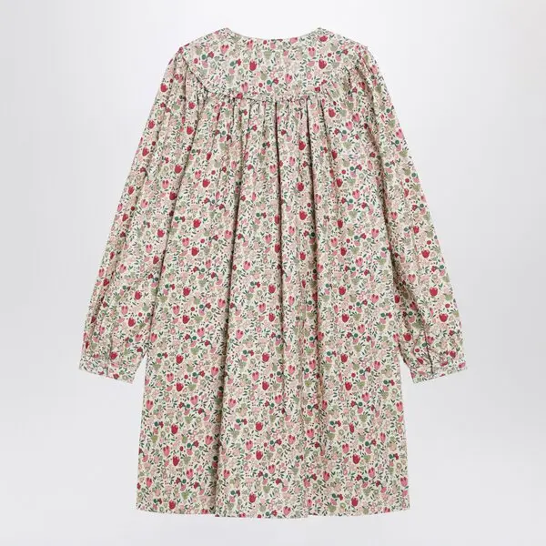 Bonpoint Pink Mavis Dress With Floral Print