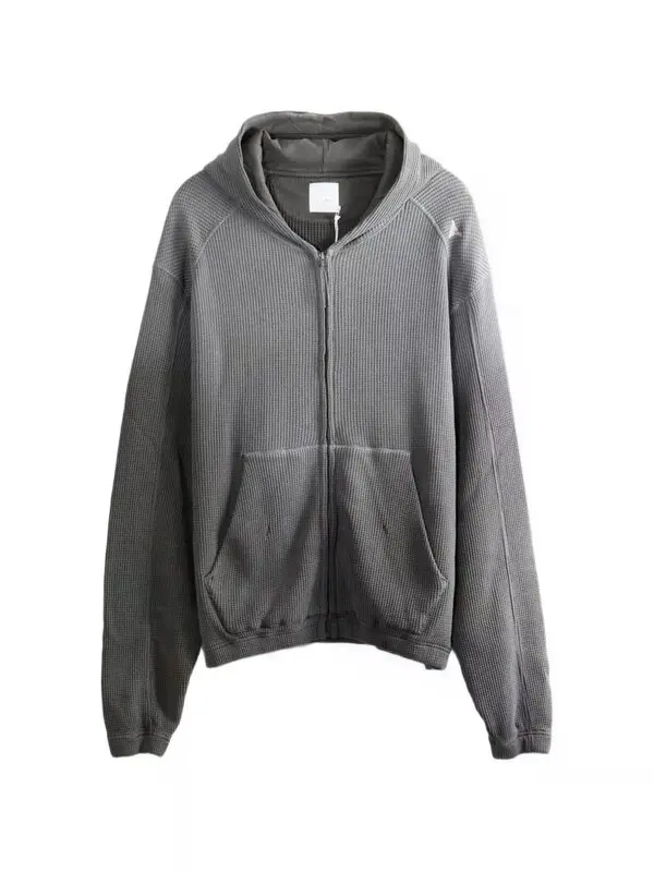 ROA Bee Sun Waffle-knit Zip-up Hoodie