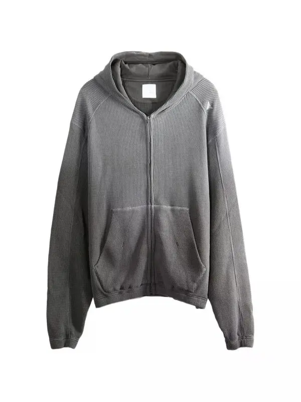 ROA Bee Sun Waffle-knit Zip-up Hoodie