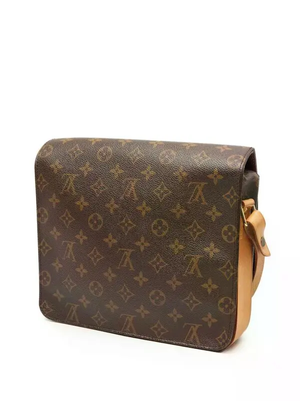 LOUIS VUITTON 2001 Monogram Cartouchiere Gm Crossbody Bag