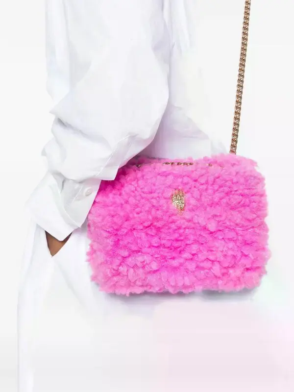 Kurt Geiger Mini Kensington Faux-shearling Shoulder Bag