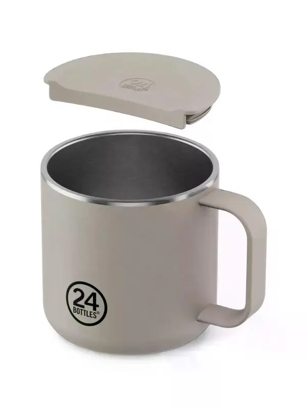 24BOTTLES Linen Logo-print Mug