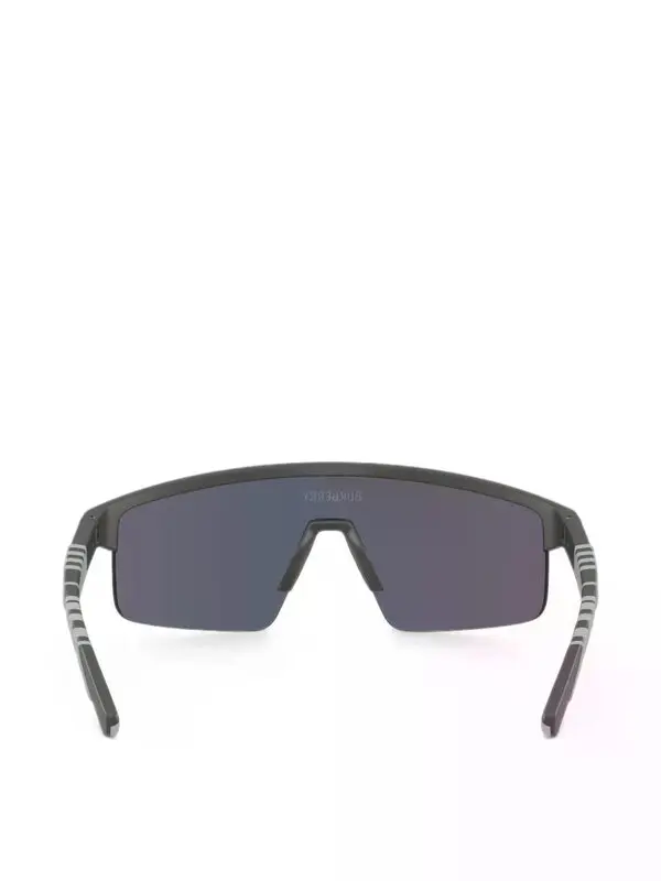 Burberry Semi-rim Rectangle-frame Sunglasses