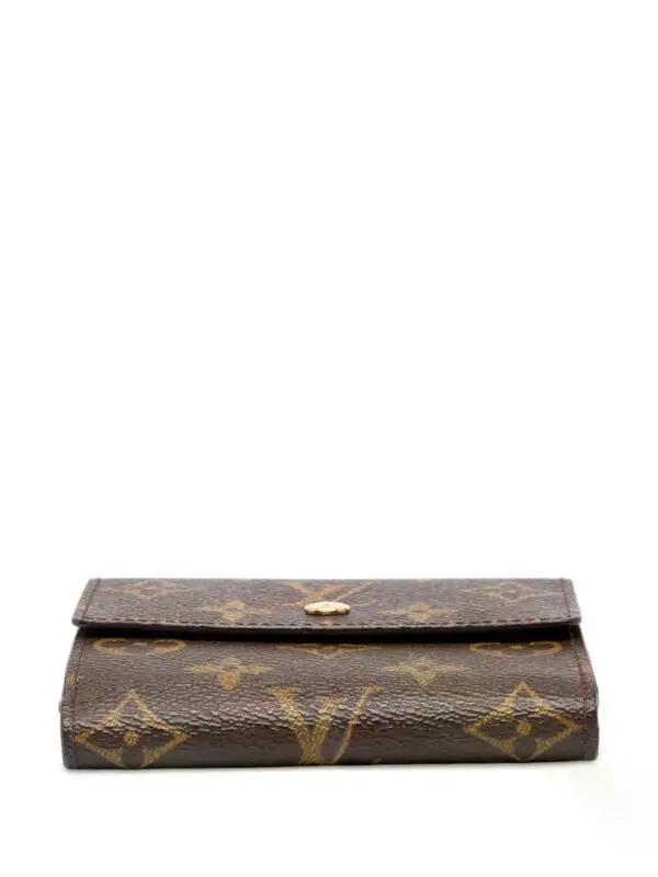 LOUIS VUITTON 2001 Monogram Portefeuille Elise Wallet Small Wallets