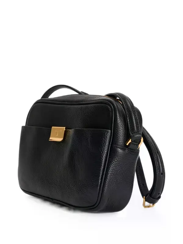 Patrizia Pepe All Day Logo-plaque Pebbled-leather Mini Bag