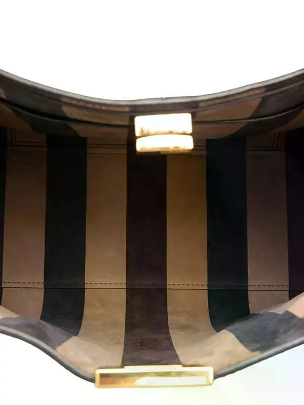 Fendi 2010-2026 Medium Calfskin Peekaboo X Lite Satchel - Black
