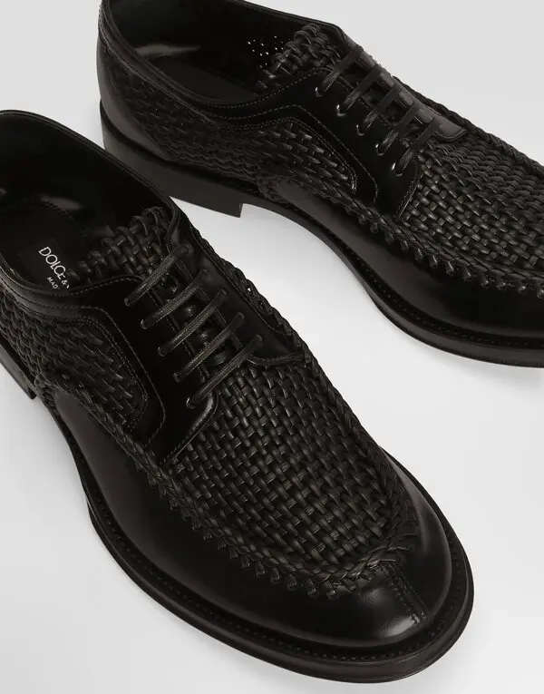 Dolce & Gabbana Woven Derby Shoes