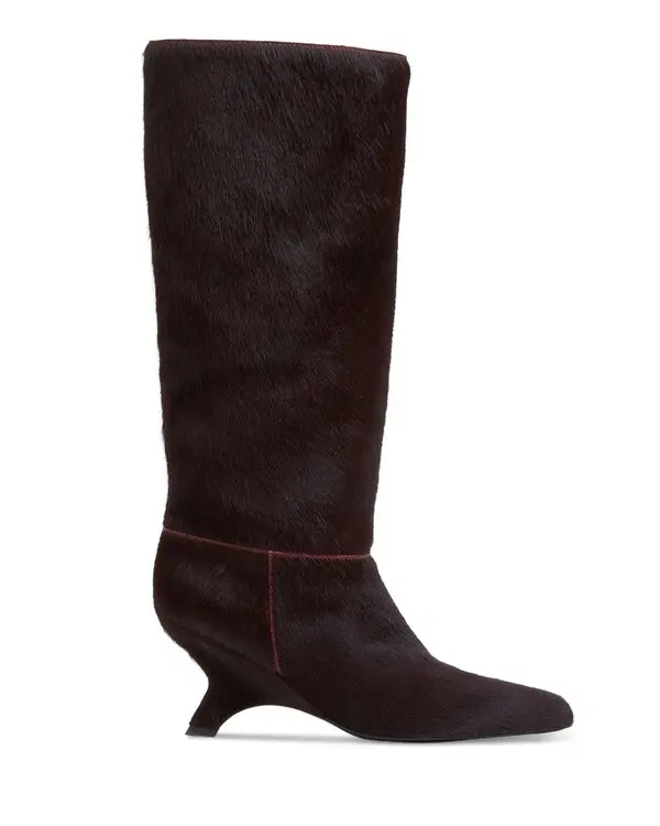 Simkhai Mel Knee High Calf Hair Boots