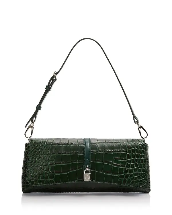 Stella McCartney Ryder Croc Embossed Pouchette