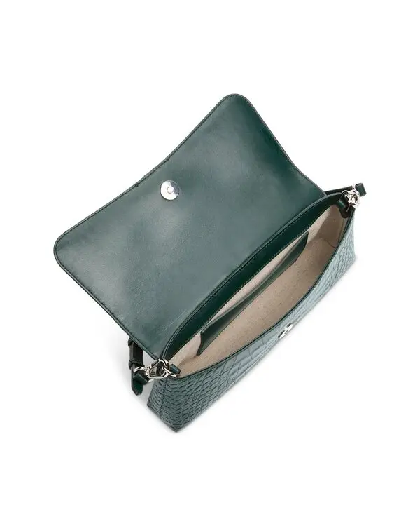 Stella McCartney Ryder Croc Embossed Pouchette