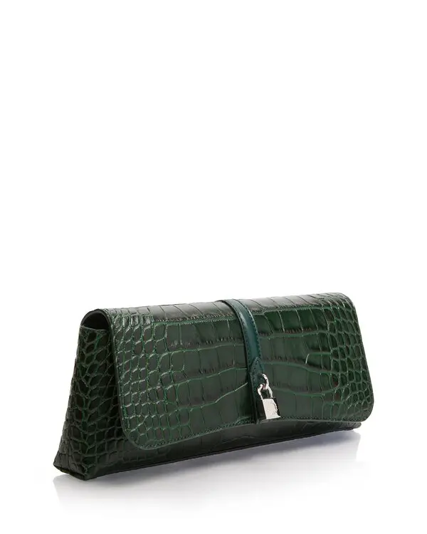 Stella McCartney Ryder Croc Embossed Pouchette