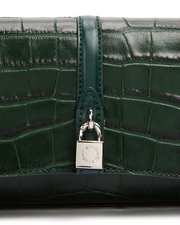 Stella McCartney Ryder Croc Embossed Pouchette