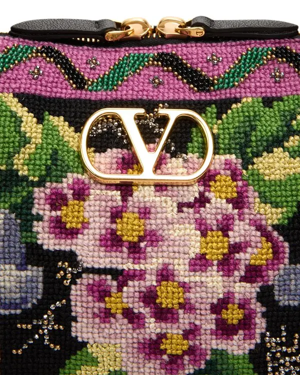 Valentino Garavani Panthea Floral Tapestry Shoulder Bag