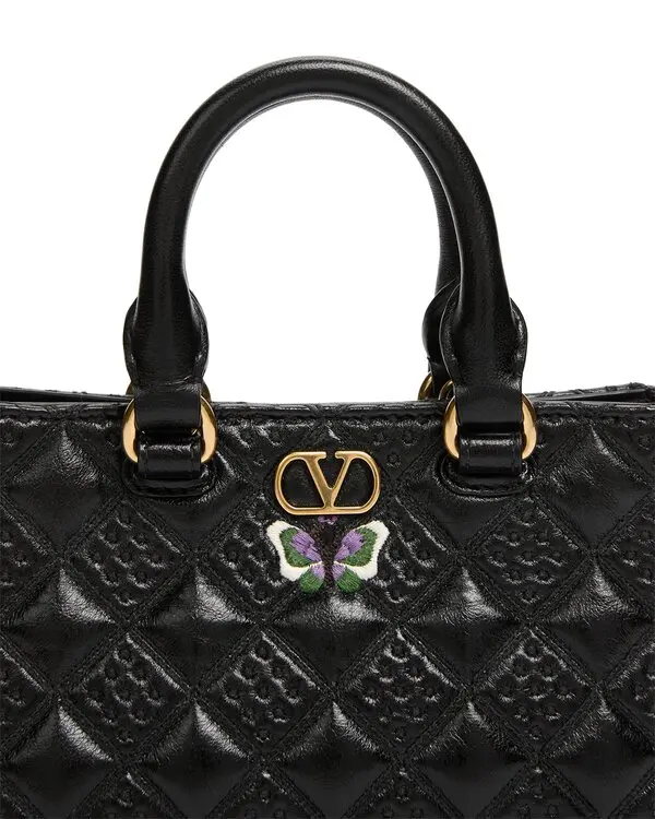 Valentino Garavani Vlogo Quilted Leather Mini Bag