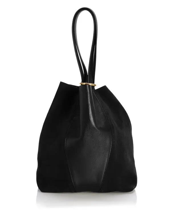Chloé Spin Large Suede & Leather Tote