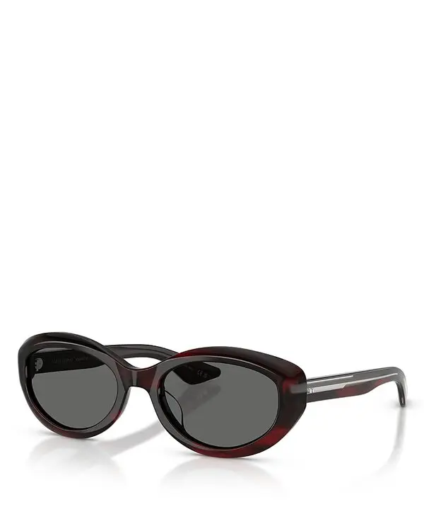 Khaite Oliver Peoples X Oval Sunglasses, 53mm