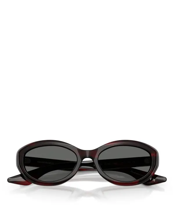 Khaite Oliver Peoples X Oval Sunglasses, 53mm