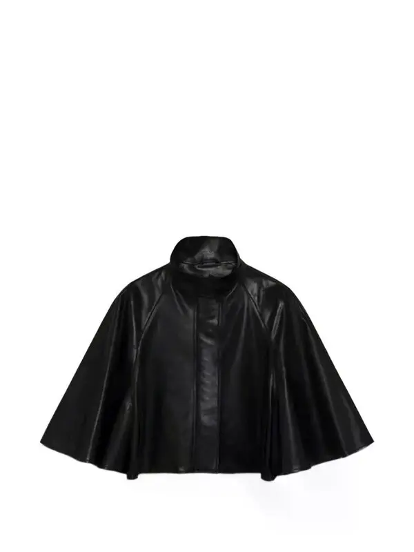 Simkhai Orvik High-neck Leather Jacket