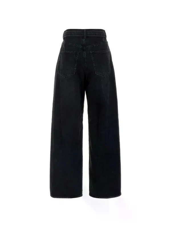 Sacai Belted Pleated Jeans