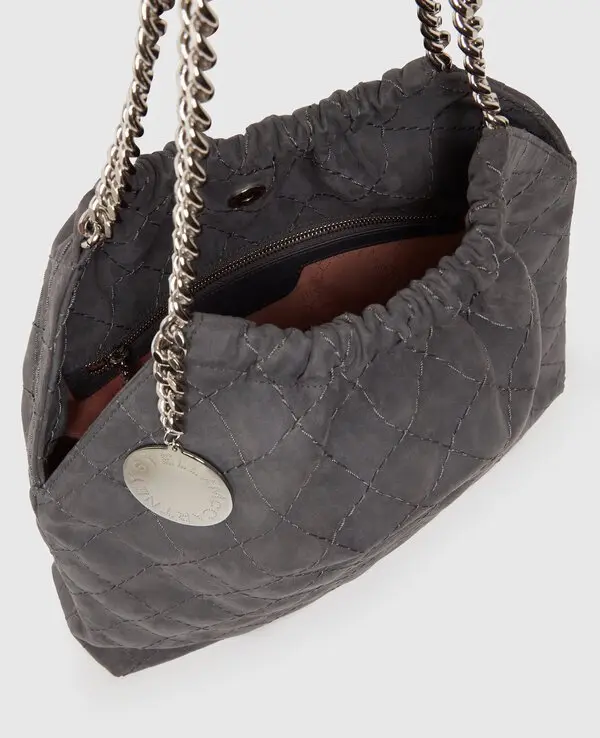 Stella McCartney Falabella Quilted Medium Drawstring Bag