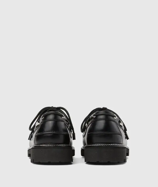Karl Lagerfeld Kl X G.h.bass Boat Shoes - Black