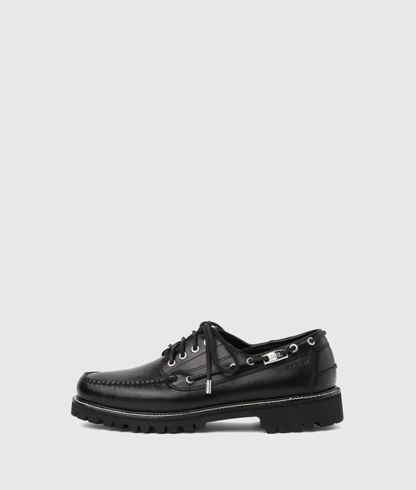 Karl Lagerfeld Kl X G.h.bass Boat Shoes - Black