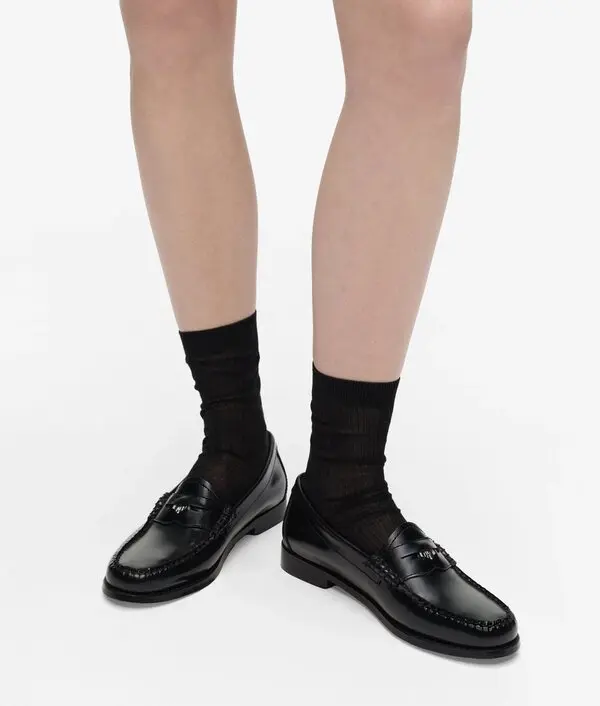 Karl Lagerfeld Kl X G.h.bass Penny Loafers - Black
