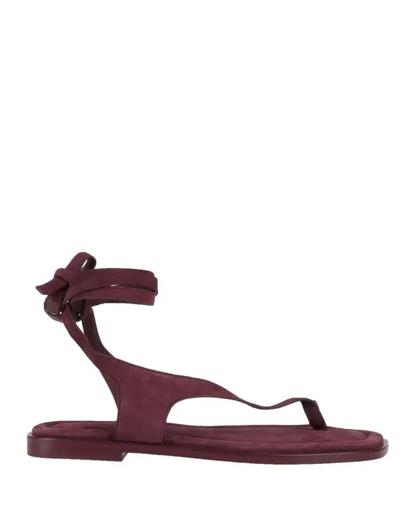 A.emery Thong Sandal Plum Size Leather