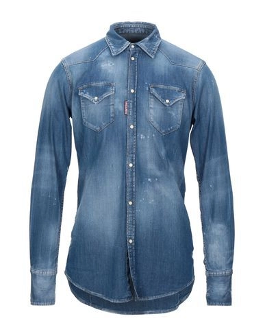 Dsquared2 Denim Shirt Size Cotton, Elastane