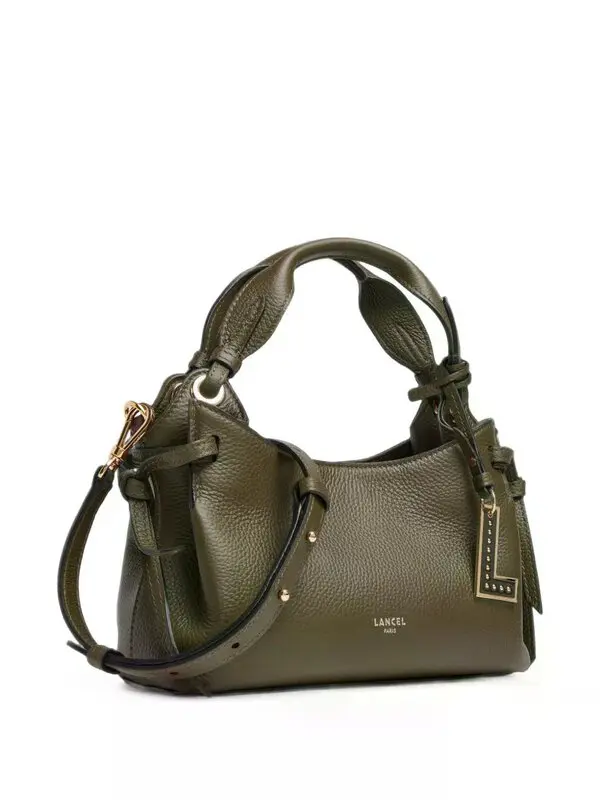 LANCEL Mini Swann Grained Leather Tote Bag