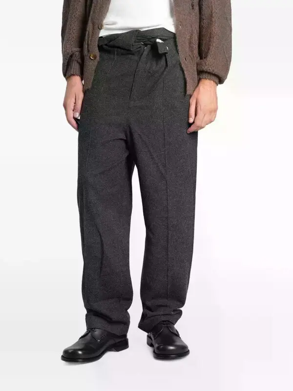 MAGLIANO Fold-over Waist Straight-leg Trousers