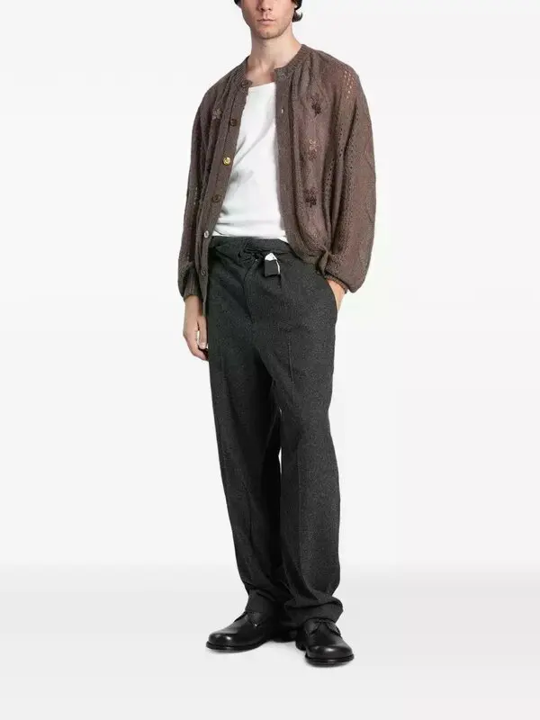 MAGLIANO Fold-over Waist Straight-leg Trousers