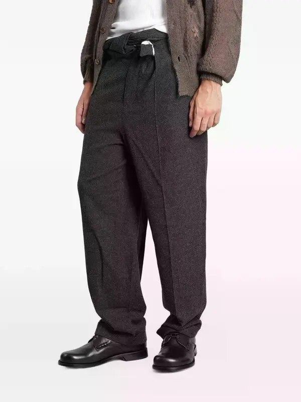 MAGLIANO Fold-over Waist Straight-leg Trousers