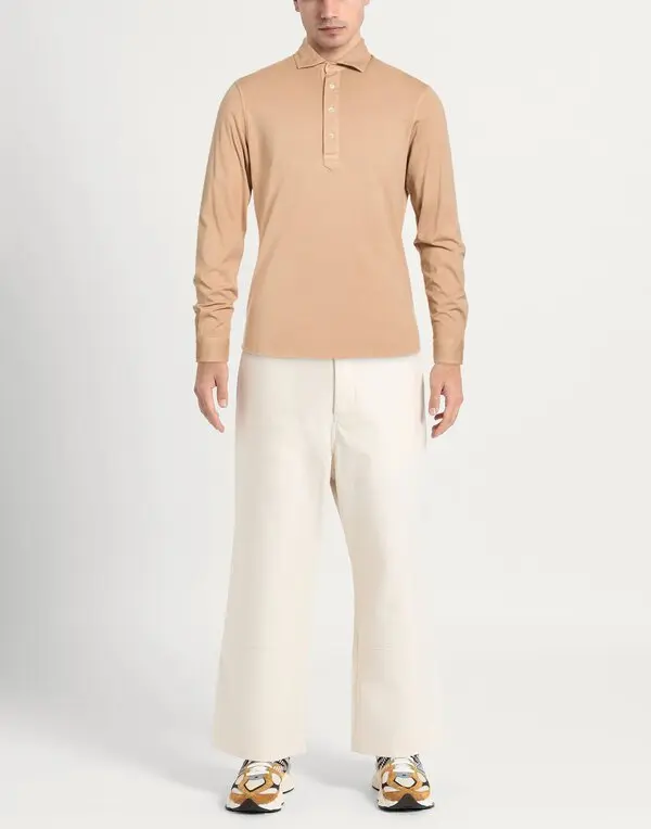 FILIPPO DE LAURENTIIS Polo Shirt Size Cotton - Beige