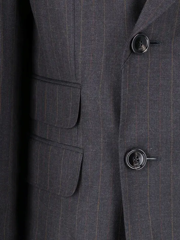AMI Paris Double-breasted Blazer In Virgin Wool