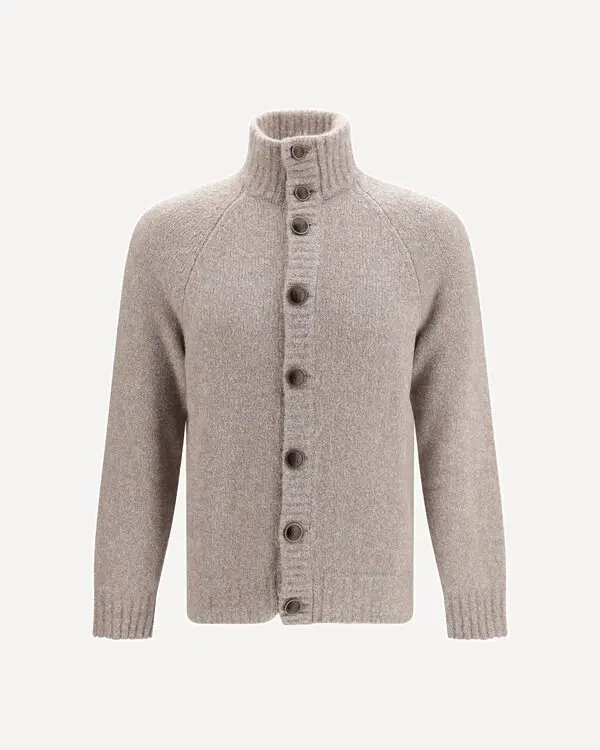 Brunello Cucinelli Wool, Silk And Cashmere Cardigan