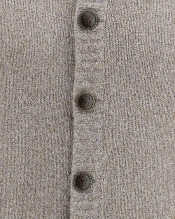 Brunello Cucinelli Wool, Silk And Cashmere Cardigan