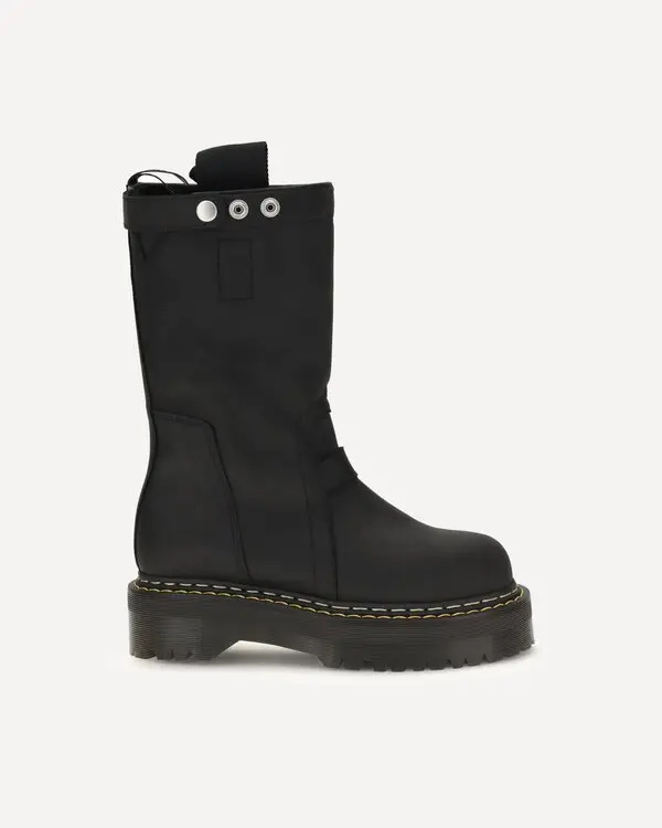 Rick Owens Quad Sole Pull On Boots