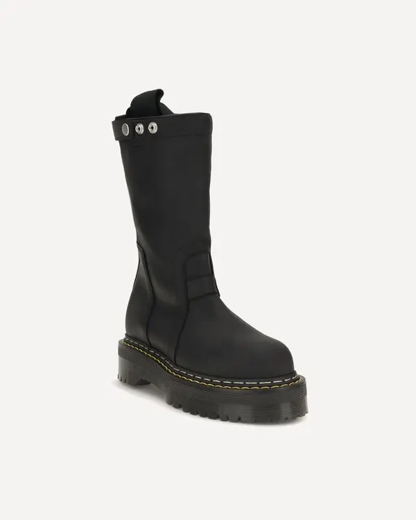 Rick Owens Quad Sole Pull On Boots
