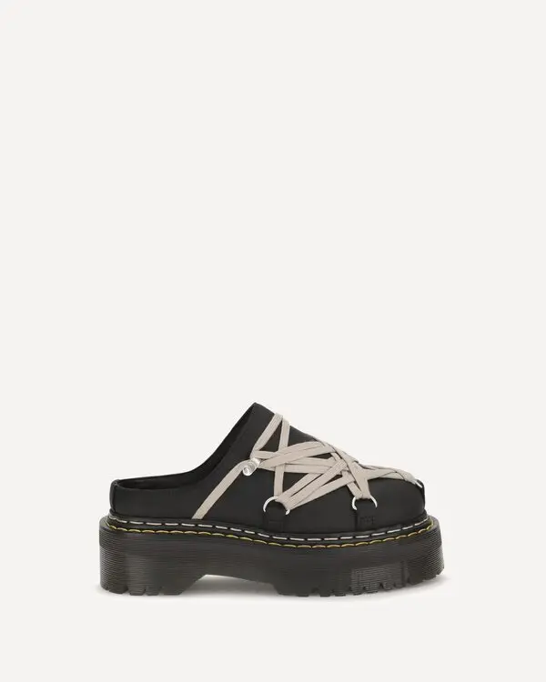 Rick Owens Quad Sole Megalace Mules