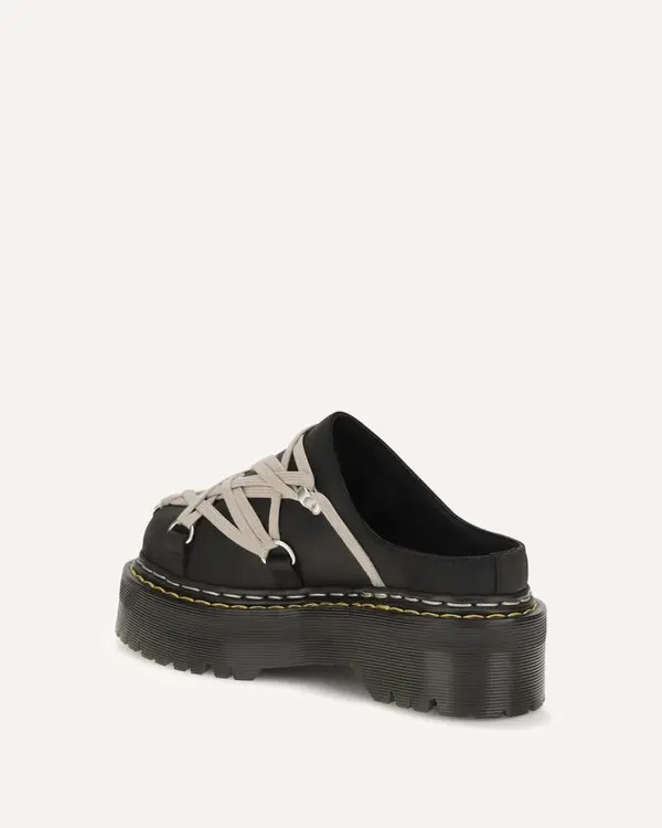 Rick Owens Quad Sole Megalace Mules